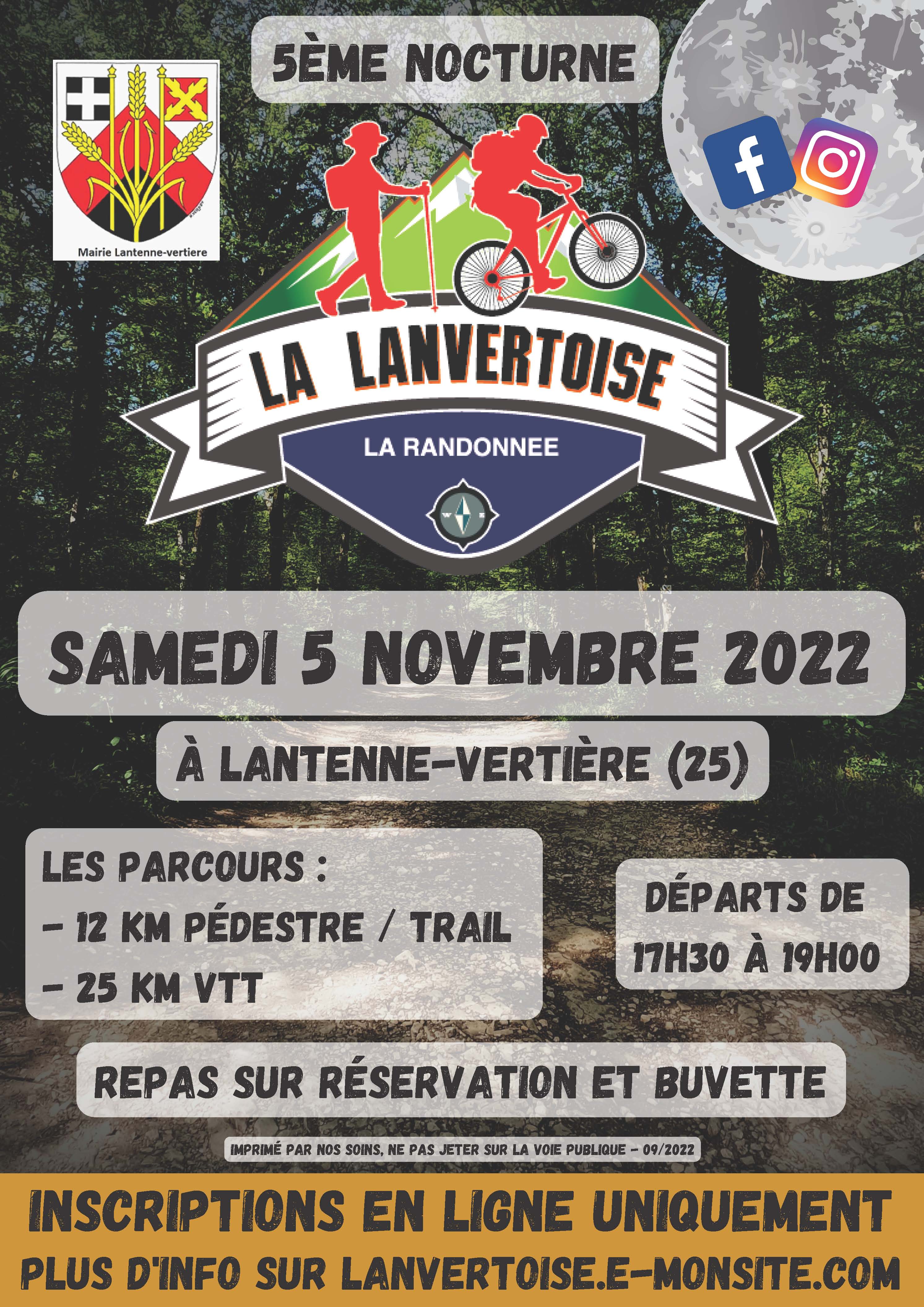 5ième Lanvertoise nocturne 5 Nov 2022 | Village de Placey
